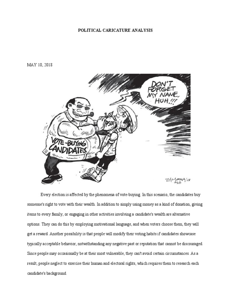 Analyzing Political Caricatures and Corruption | PDF | Electoral Fraud ...