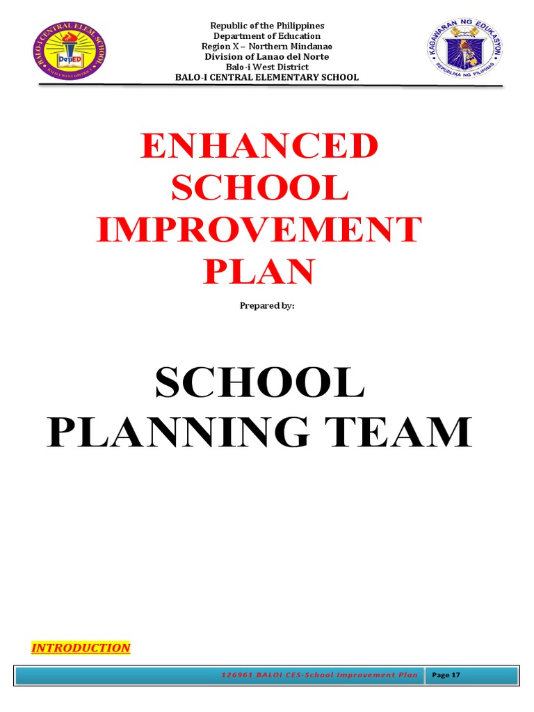 126961BALOI CENTRAL ES ENHANCED SIP 2019 2022 New Template | PDF | Body Mass Index