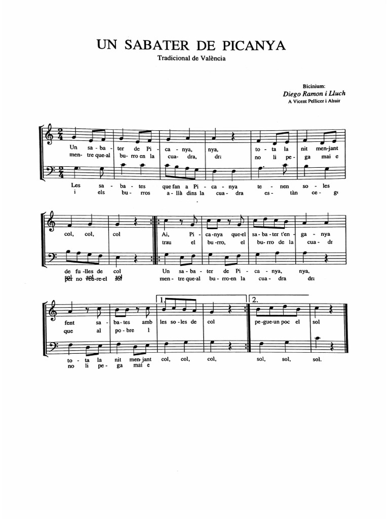 Un Sabater de Picanya | PDF