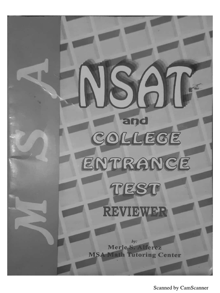 NSAT and College Exam Reviewer | PDF