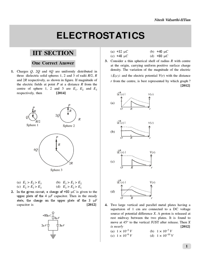 Electro New | PDF | Capacitor | Electric Field