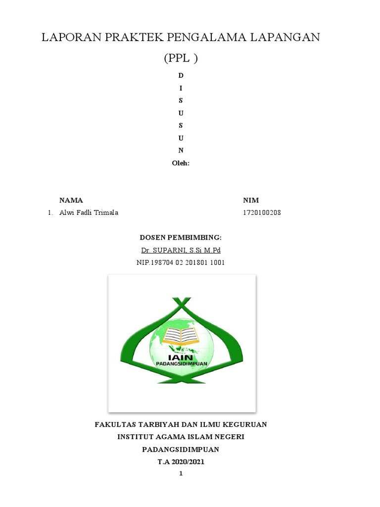 Laporan PPL Seluruhnya | PDF