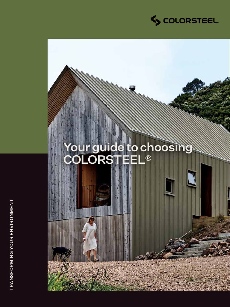 Your Guide To Choosing-COLORSTEEL-WEB | PDF | Color | Roof