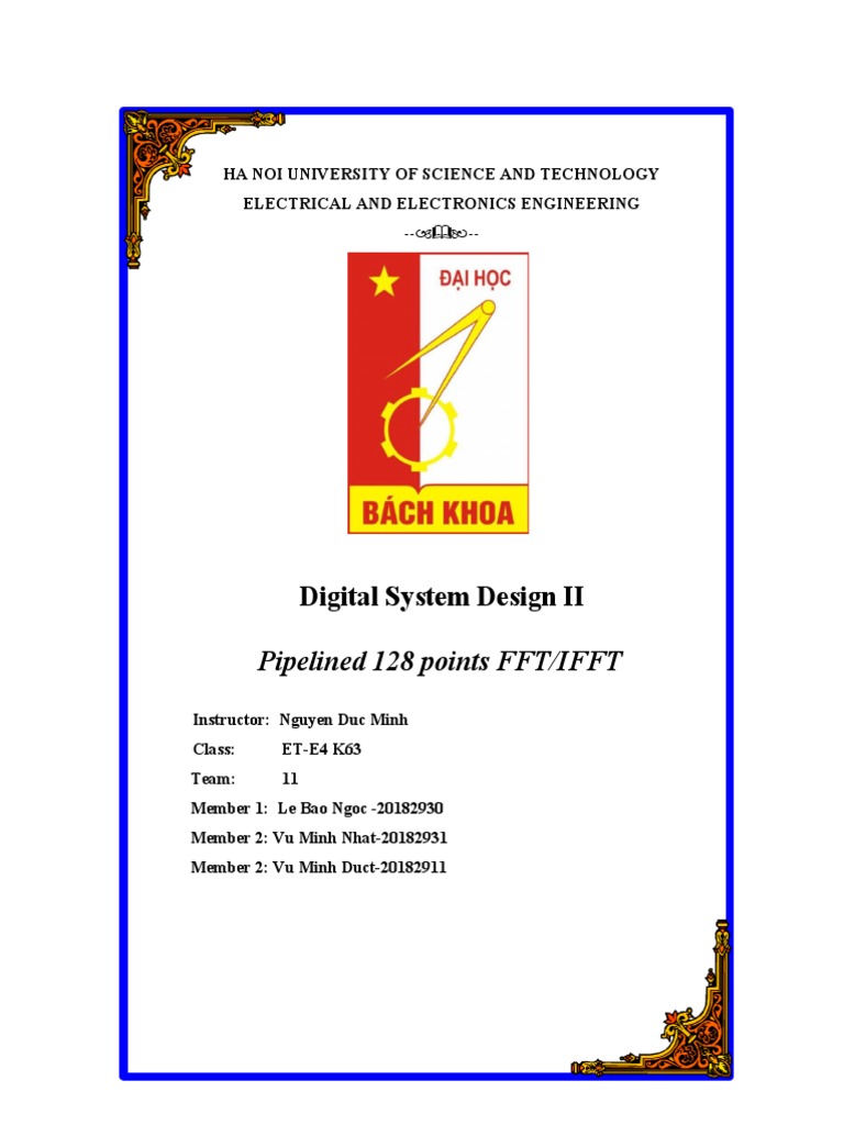 FFT128 Project | PDF | Fast Fourier Transform | Discrete Fourier Transform