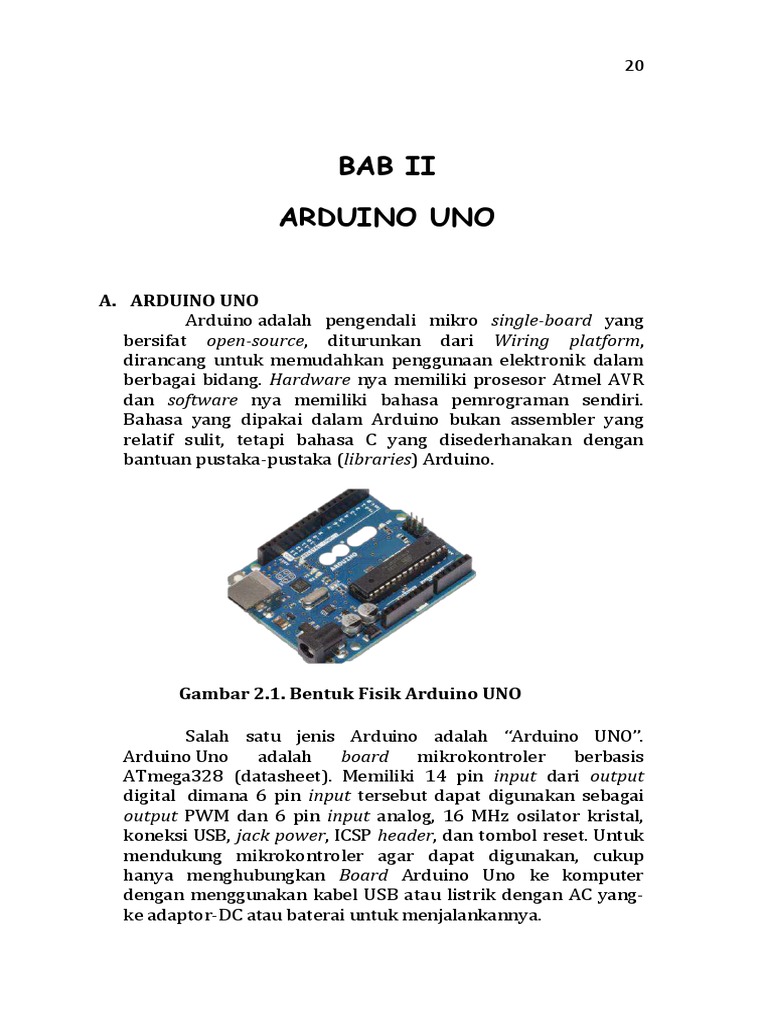 Bahan Arduino Uno Kelas XI IPA 5 | PDF