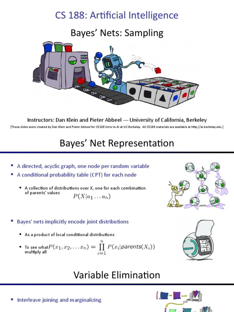 AI 19 Bayes Nets IV Sampling | PDF | Sampling (Statistics) | Theoretical Computer Science