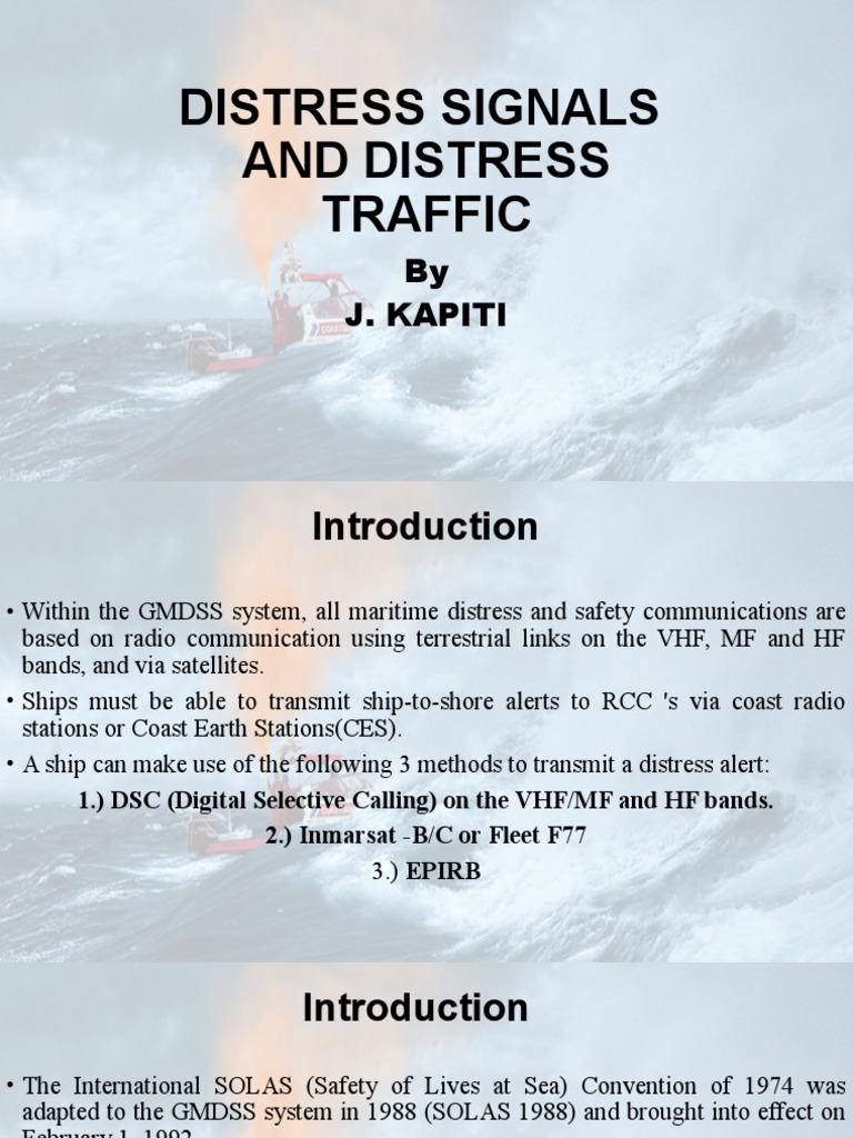 Distress Alarm Procedures in GMDSS | PDF | Information And ...