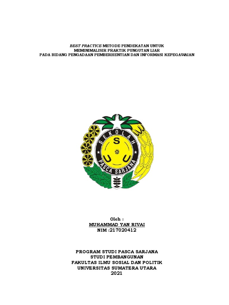 Best Practice Muhammad Yan Rivai 217024012 | PDF