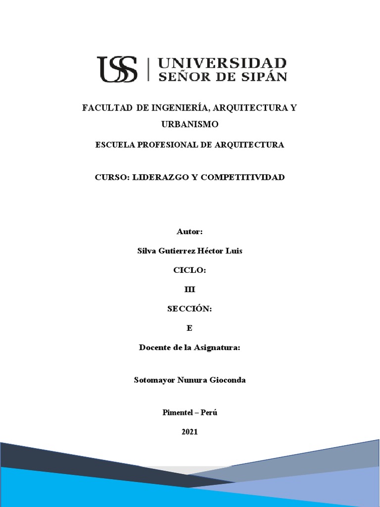 Silva Gutierrez PA1 L | PDF | Liderazgo | Cognición