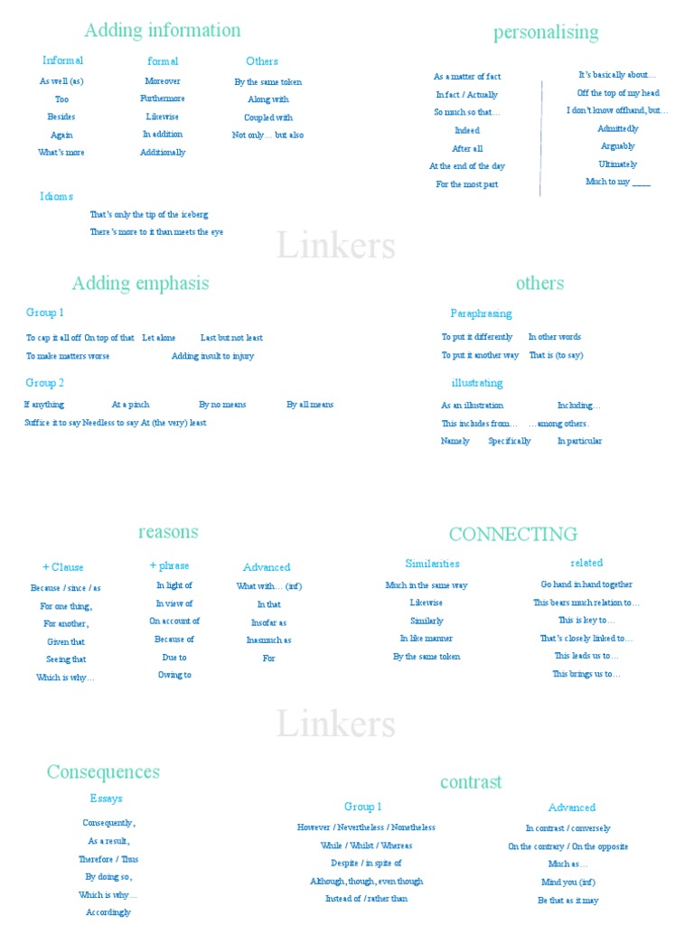 Speaking Linkers | PDF