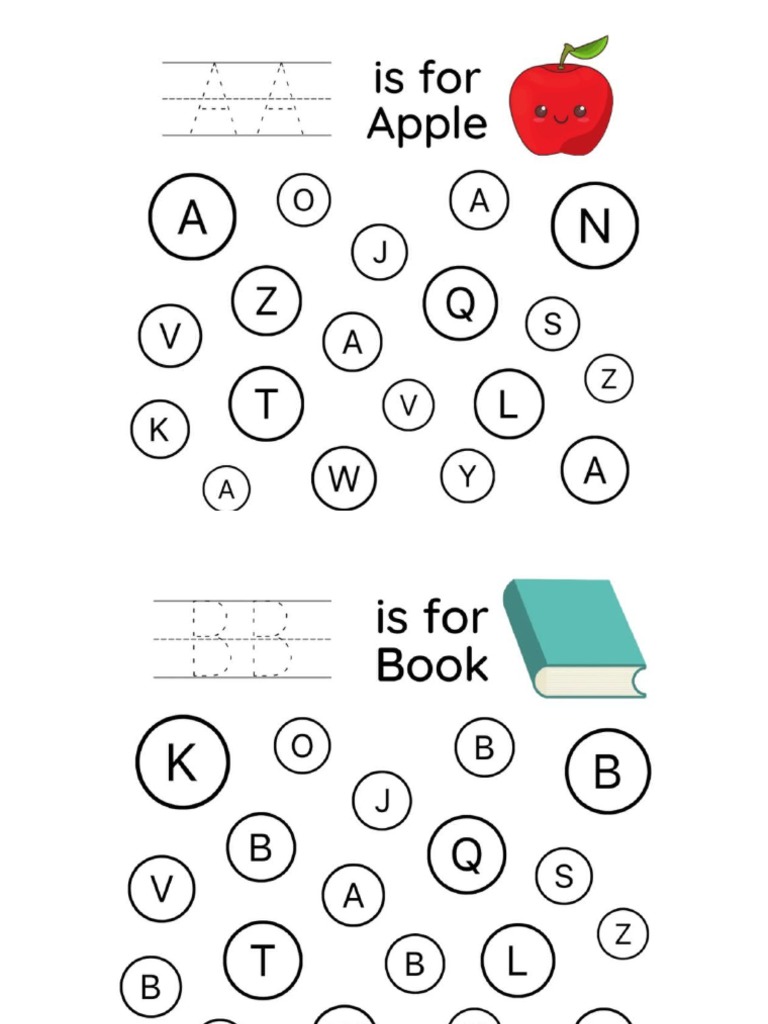 Find and Colour The Letter | PDF