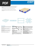 1200x1000 mm Wooden Pallet Specs | PDF | Pallet