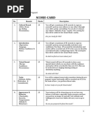 Dance Competition Score Sheet PDF | PDF
