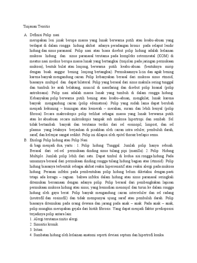 Polip Nasi | PDF