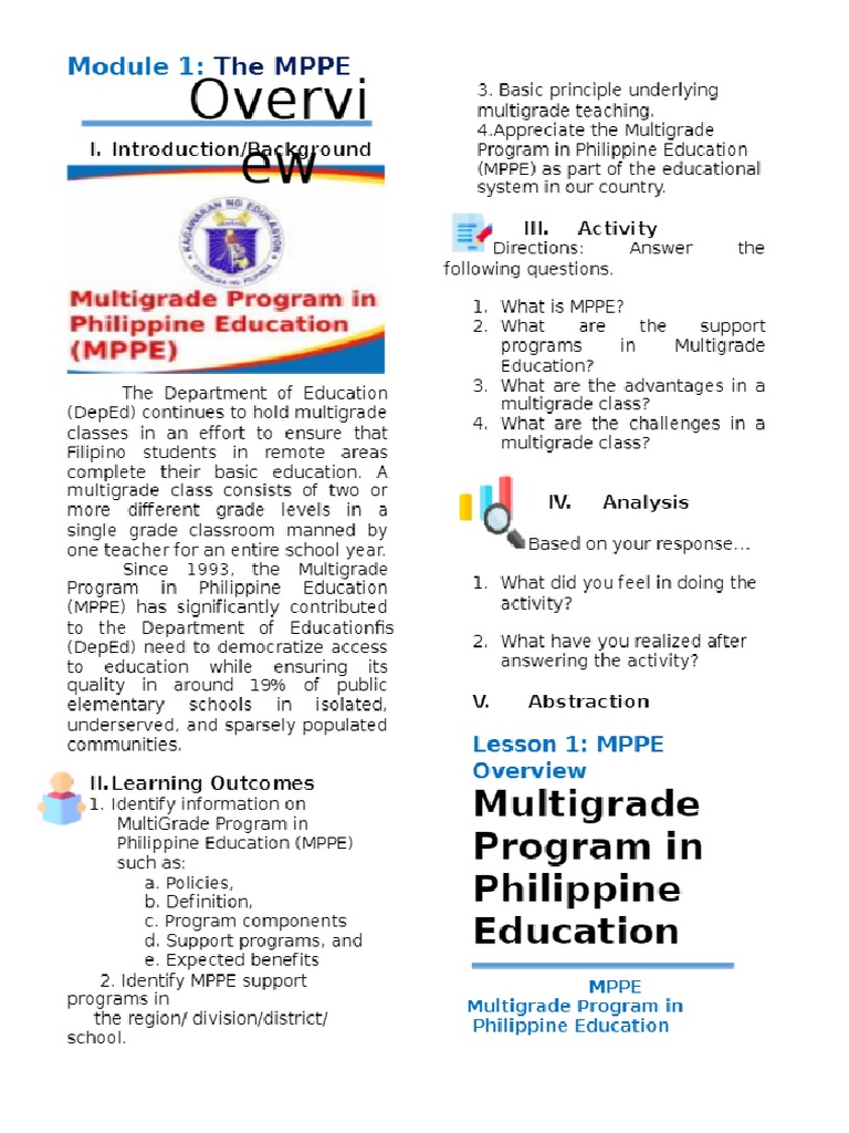 Elective 1 Module 1 | PDF