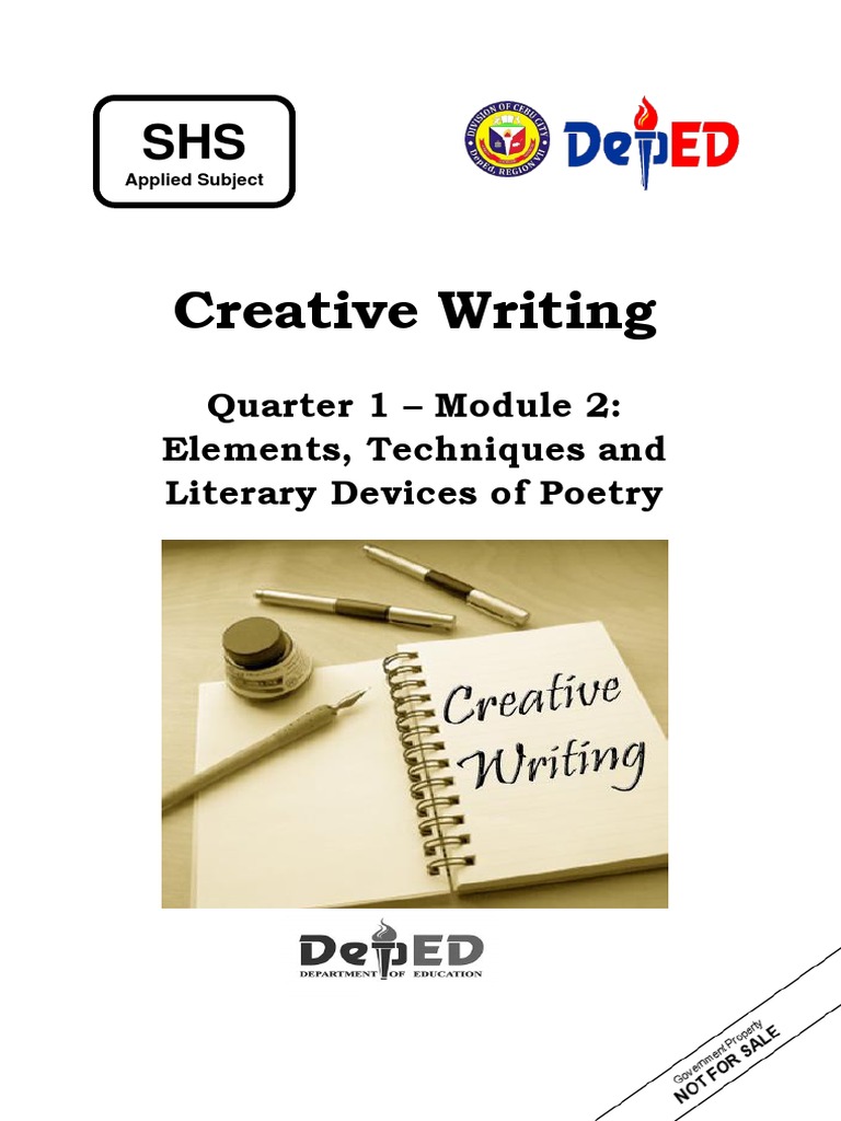 Creative Writing Q1 M2 | PDF | Poetry | Metre (Poetry)