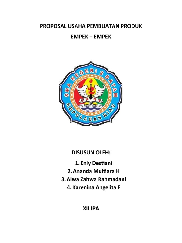 Proposal Usaha Pembuatan Produk | PDF