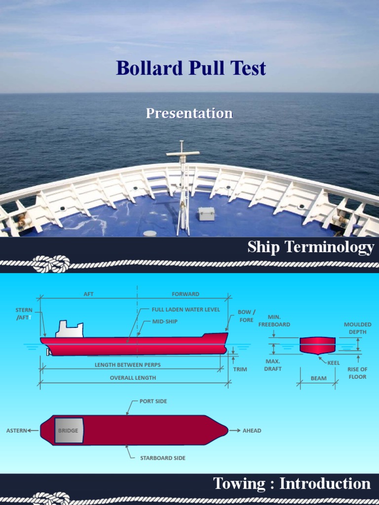 Bollard Pull Test Explained | PDF | Tugboat | Ships