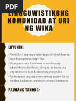 Grade 11 - Conative, Informative at Labeling Na Gamit NG Wika | PDF