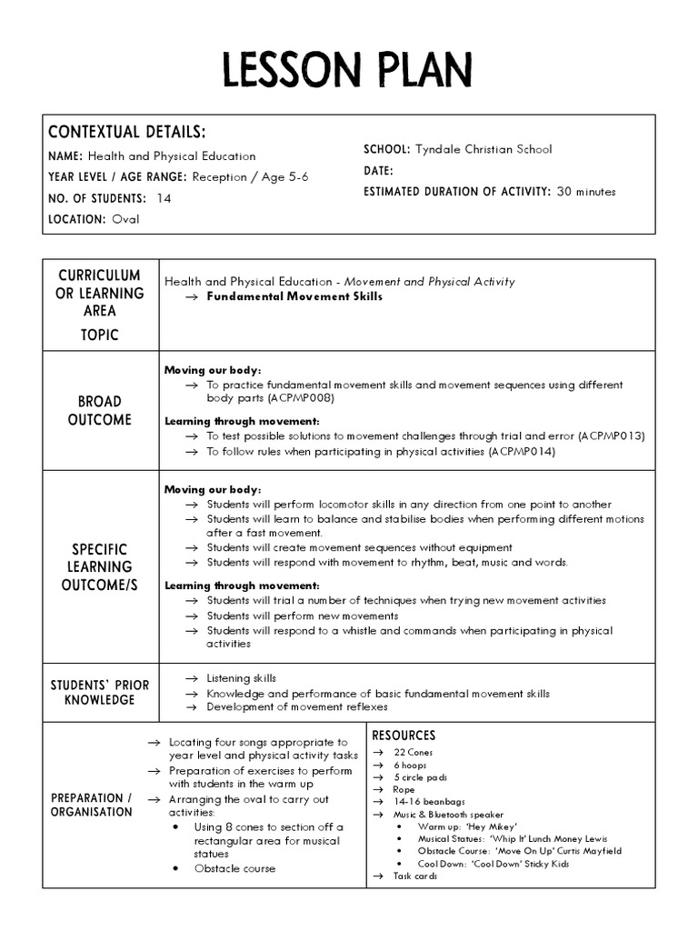 Fundamental Movement Skills | PDF | Learning | Physical Education