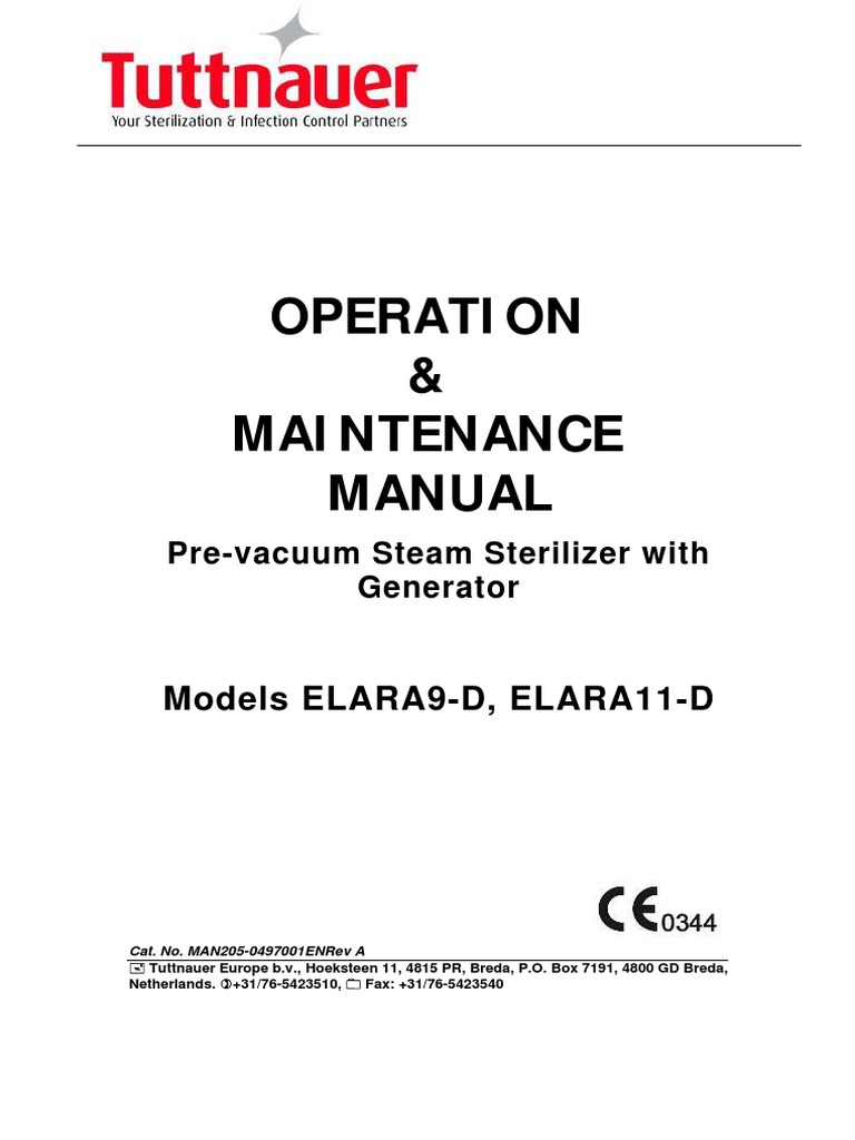 Elara 9 D-Line Bedienungsanleitung-S | PDF | Sterilization (Microbiology) | Steam