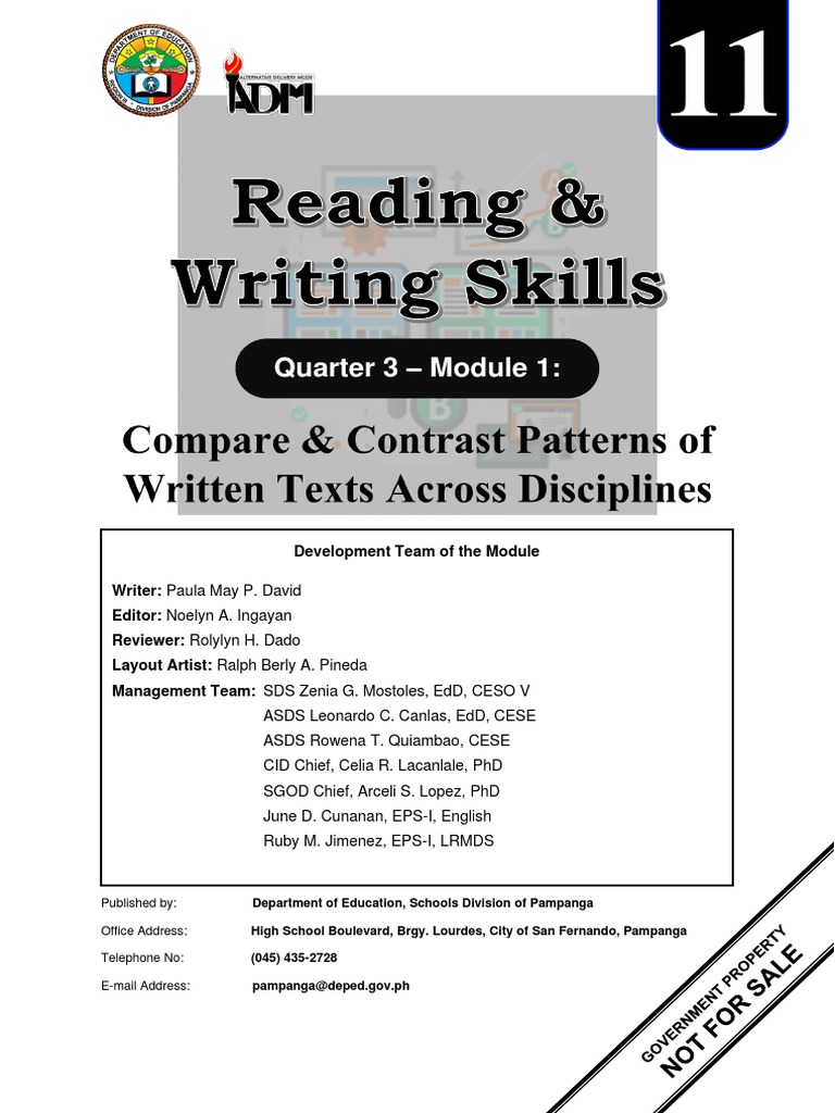 Reading & Writing Skills Module | PDF | Learning | Communication