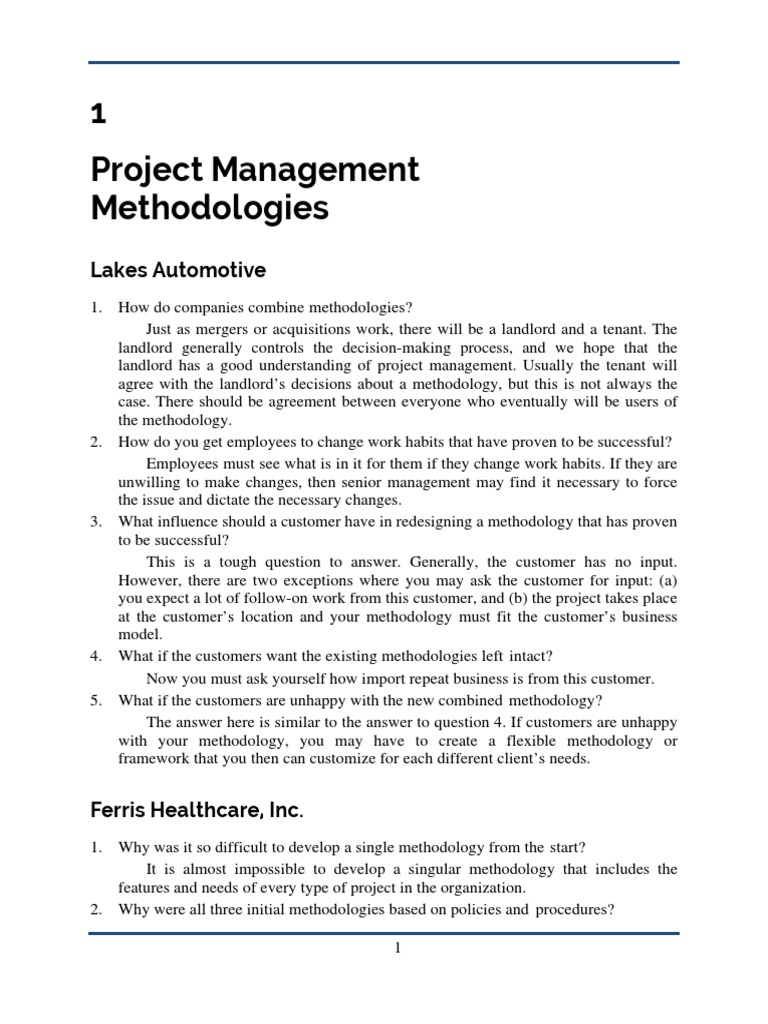 Sample For Solution Manual Project Management Case Studies 5th Editio by Kerzner | PDF | Project ...