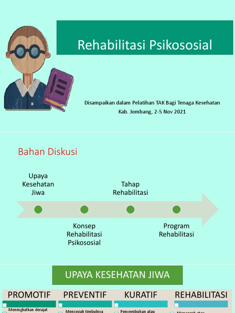 Rehabilitasi Psikososial | PDF