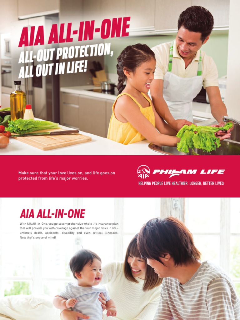 Aia All in One Brochure | PDF | Insurance | Life Insurance