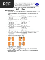 Pts Matematika SMP Kelas 8 Semester 1 | PDF