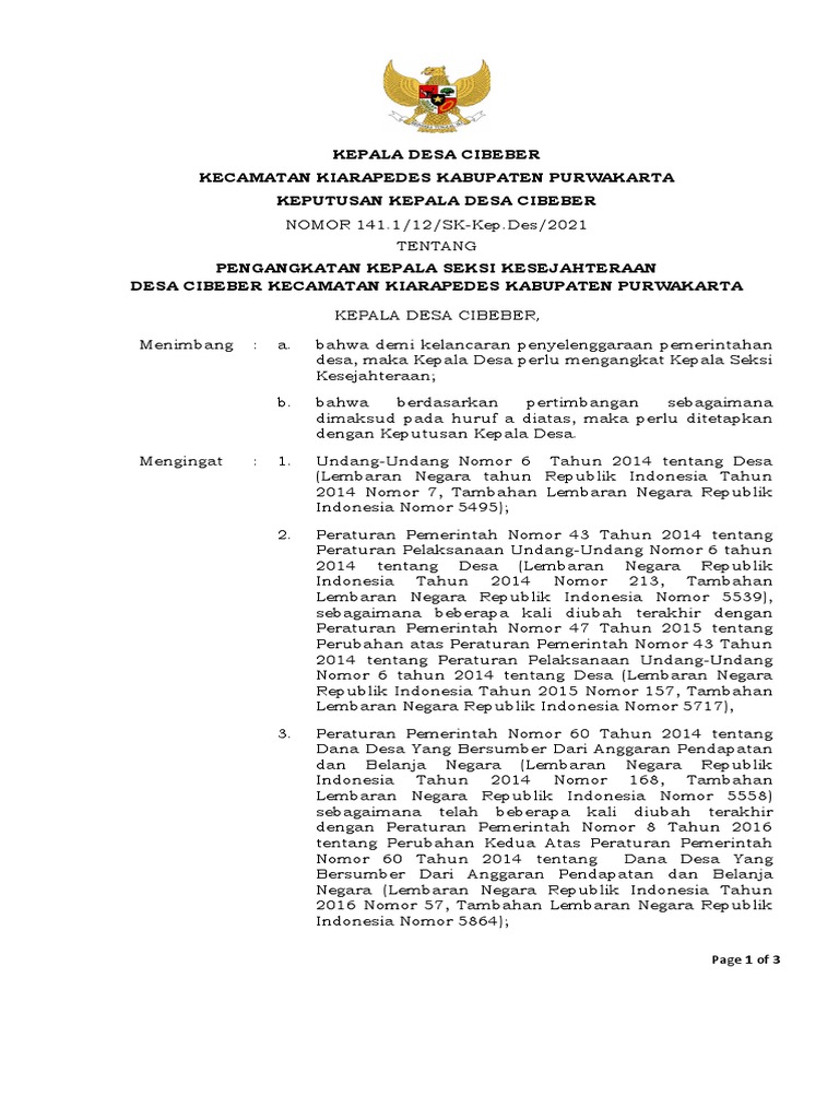 SK Kasi Kesra Terbaru | PDF