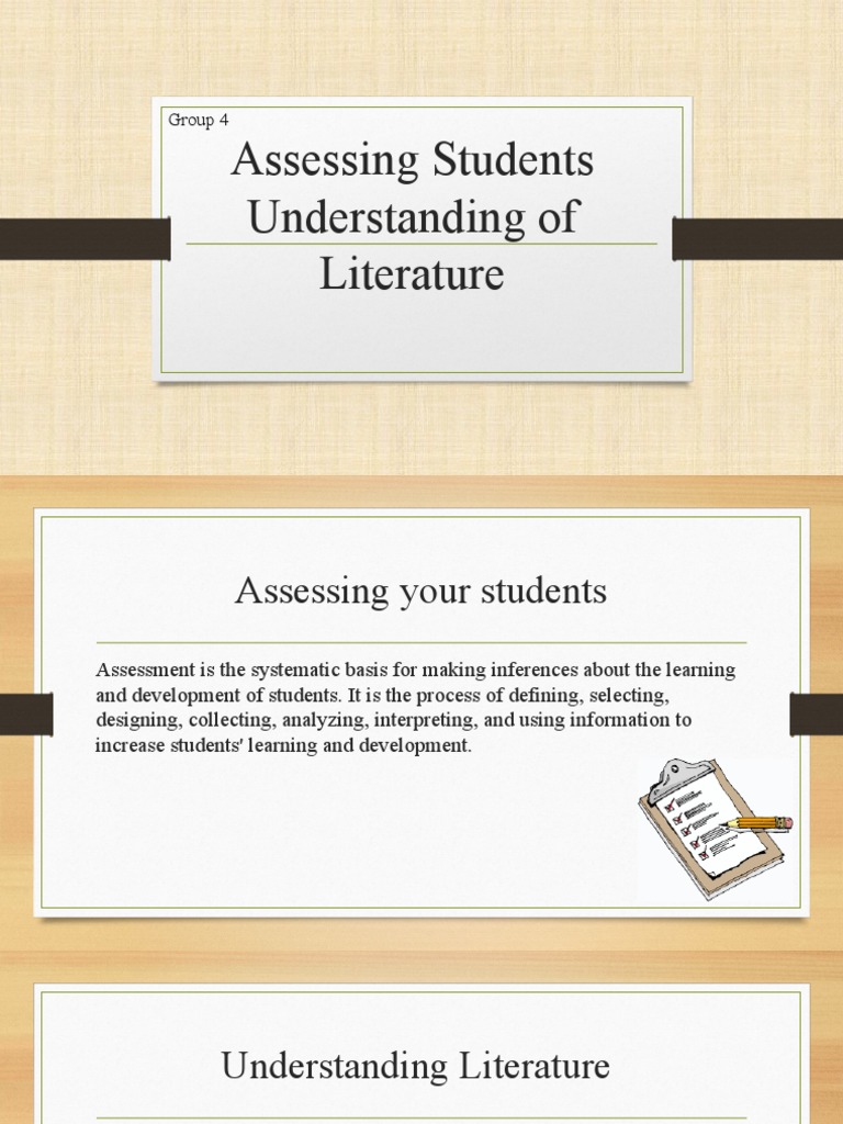Assessing-Students-Understanding-of-Literature | PDF | Reading ...