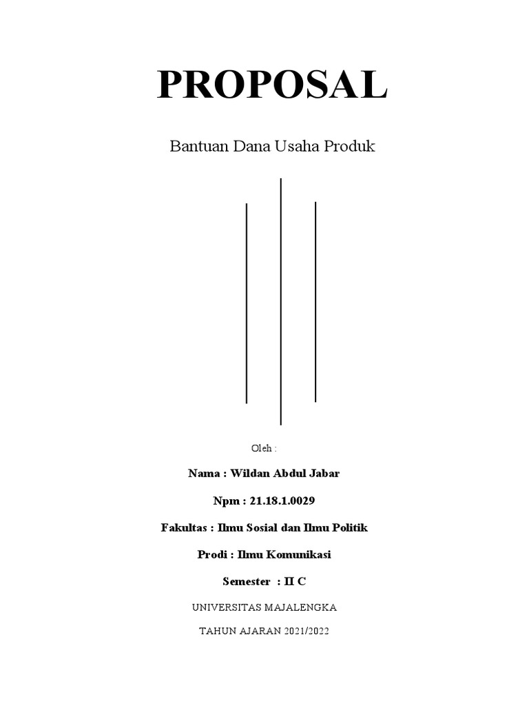 Proposal Jamur Crispy | PDF