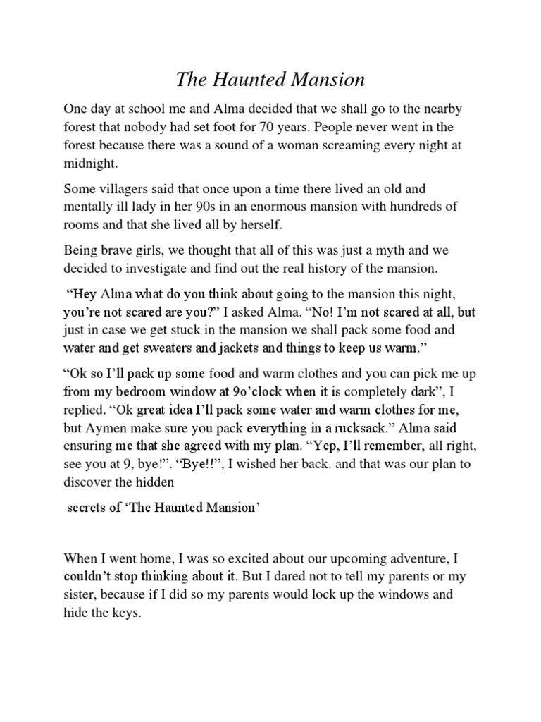 The Haunted Mansion | PDF