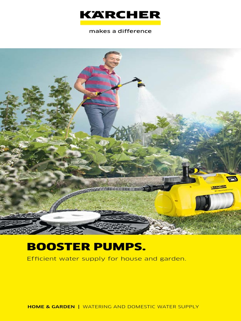 Brochure Booster | PDF | Pump | Water