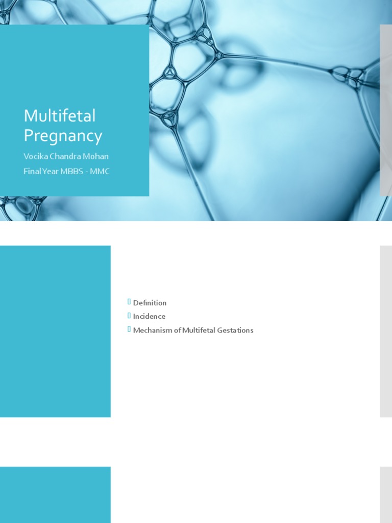 Multifetal Pregnancy | PDF