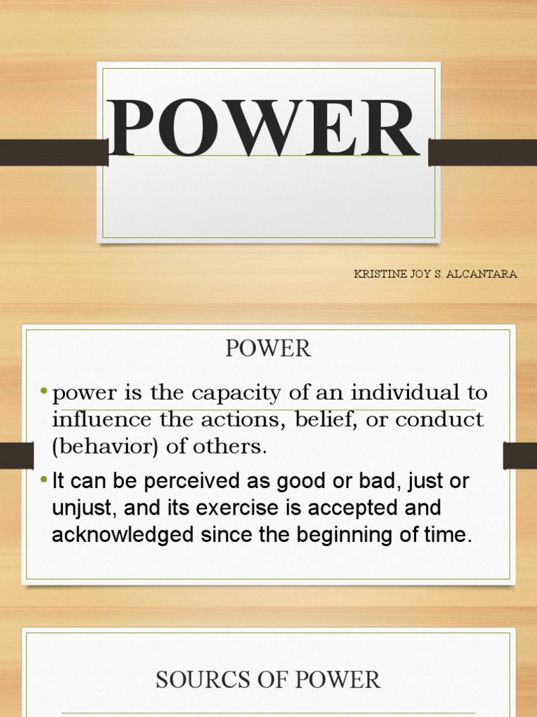POWER PPG Humss | PDF | Power (Social And Political) | Political Science