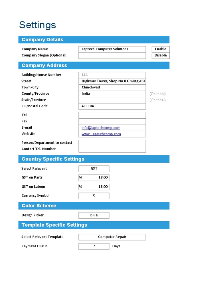 Computer Repair Invoice | PDF | License | Copyright