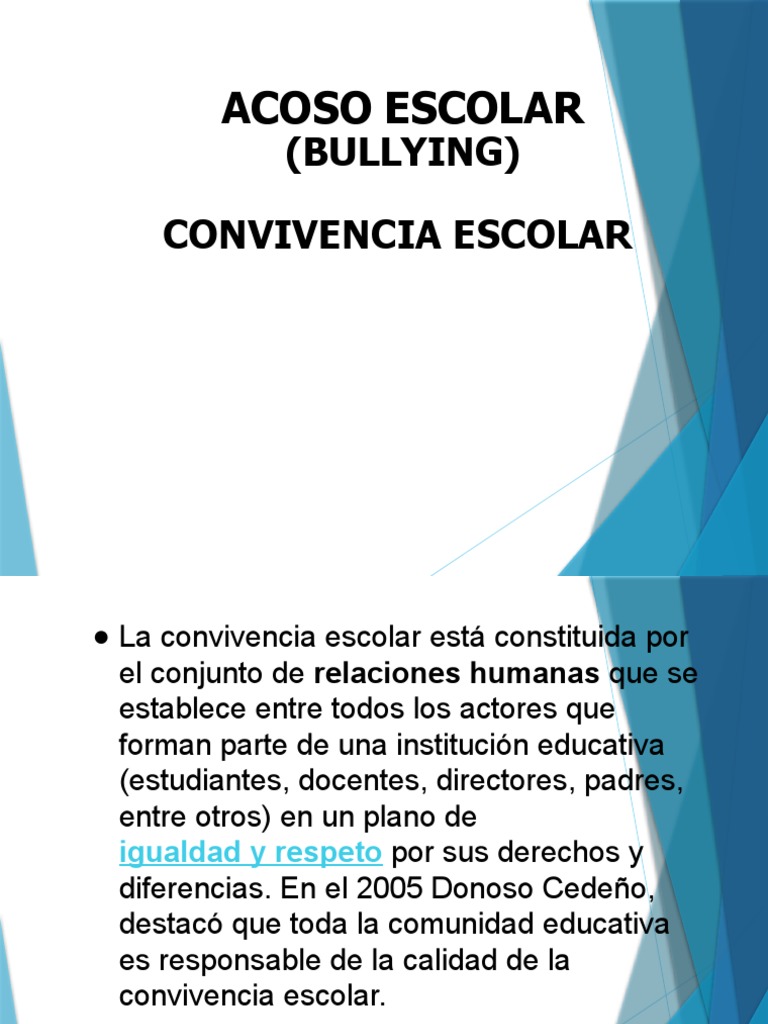 Consecuencias del Bullying Escolar | PDF | Abuso infantil | Comportamiento