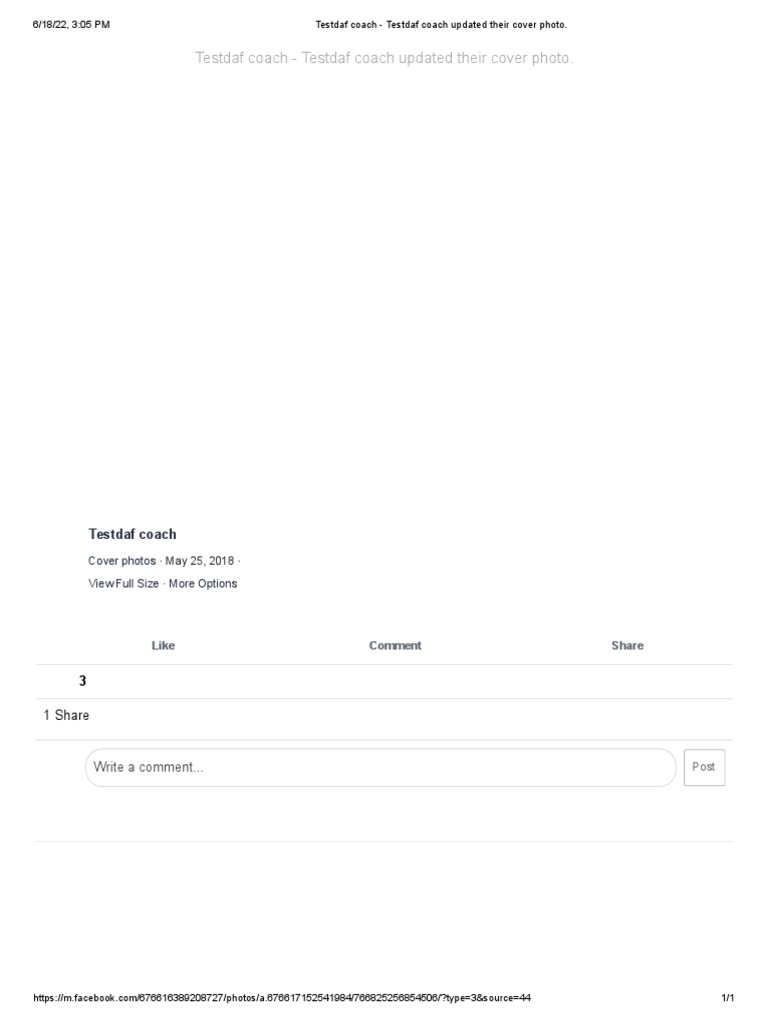 Testdaf Coach - Testdaf Coach Updated Their Cover Photo - 1 | PDF