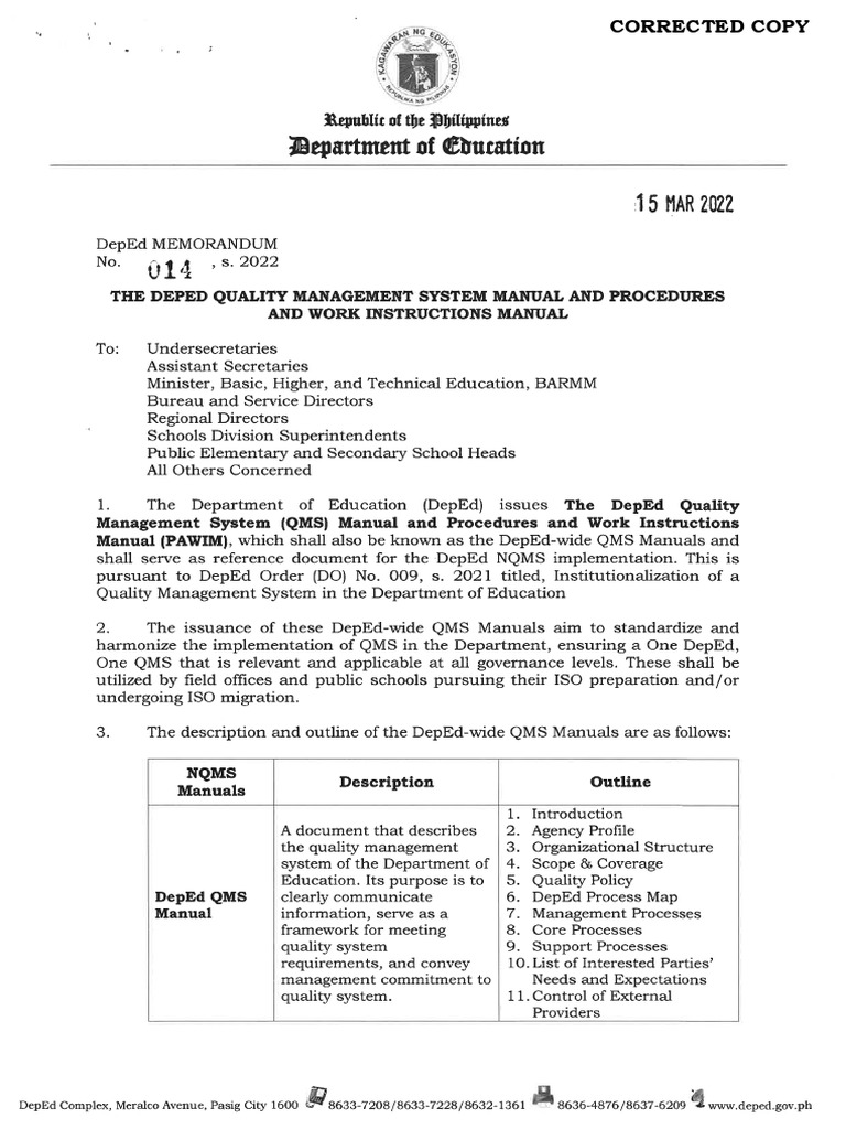 Document Correction Overview | PDF