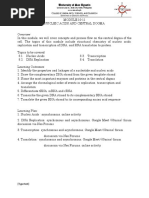 Lesson Plan Grade 10 Mutation | PDF | Genetic Code | Gene