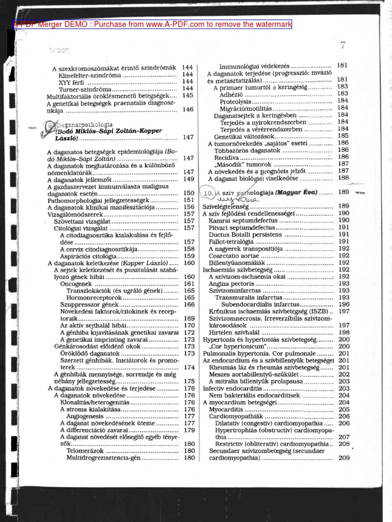 Szende Bela Pathologiai Tankonyv | PDF