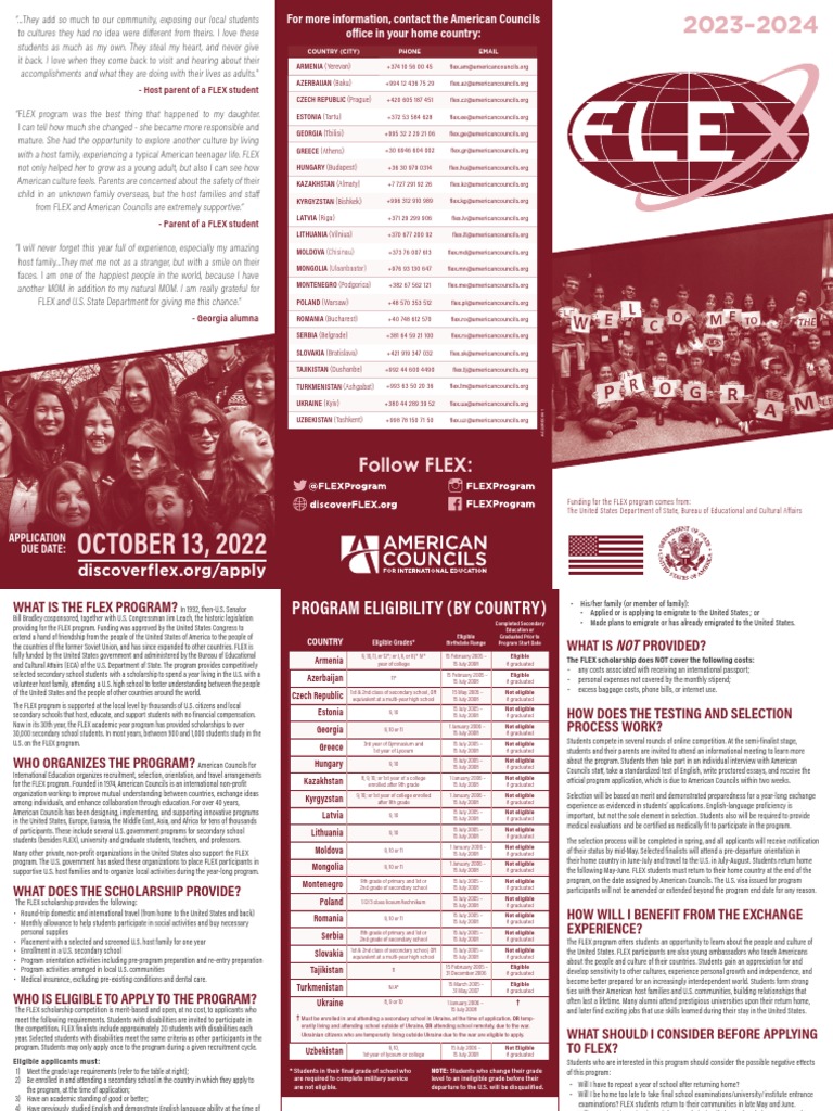 23-24 FLEX - Recruitment Brochure - ENGLISH - All Countries - 2023-24 ...