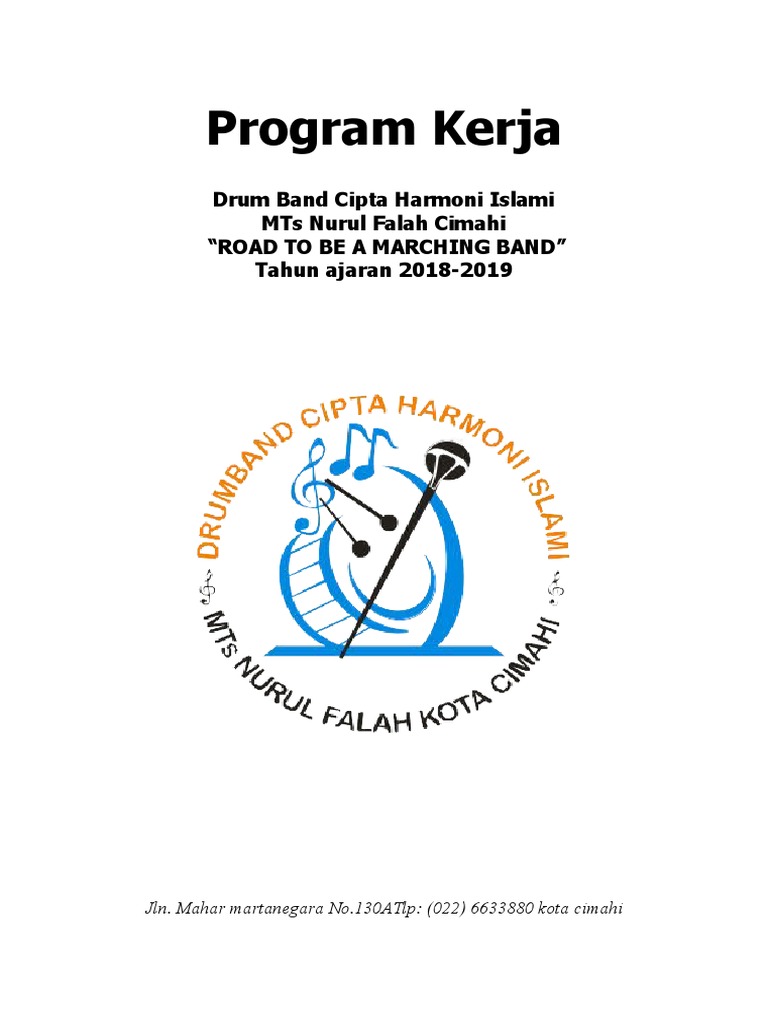 Program Kerja Drumband | PDF