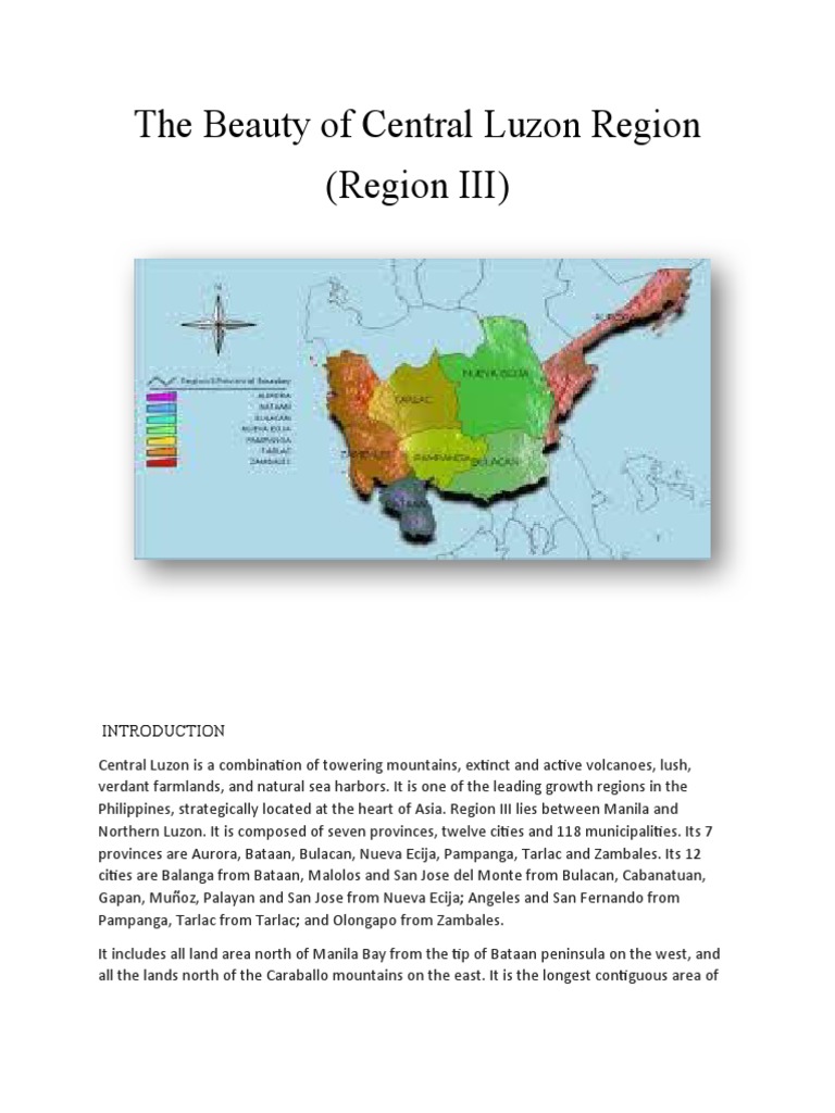 The Beauty of Central Luzon Region | PDF | Luzon | Philippines
