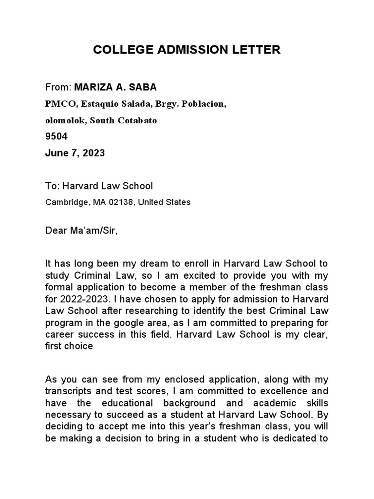 College Admission | PDF