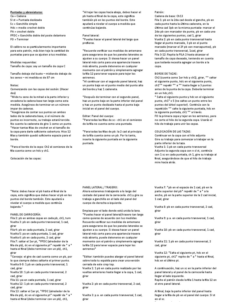 Top Crochet | PDF | Tejer | Textiles