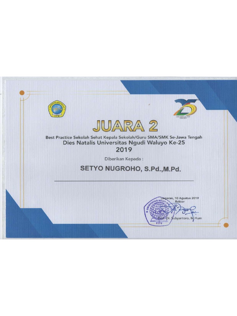 04 JUARA 2 Best Practice Guru SMASMK Ting Prop Jateng 2019 | PDF