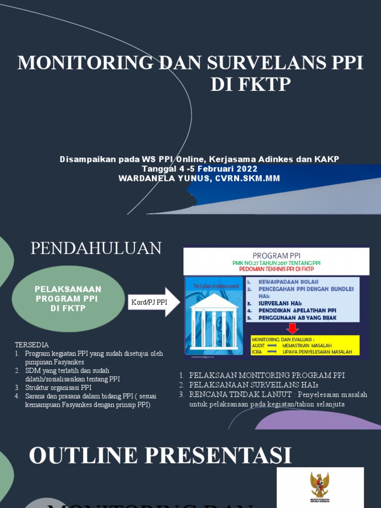Monitoring Dan Surveilans Ppi 2 | PDF